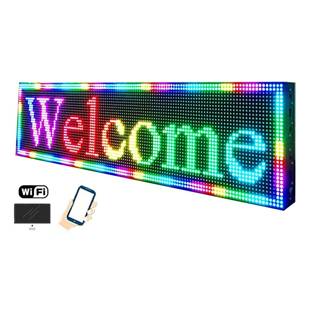 WiFi P8/P5/P10 indoor interior outdoor LED Message Board outdoor ...