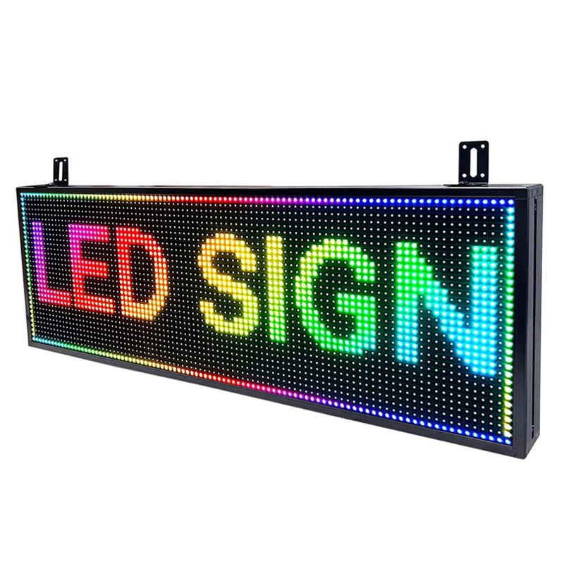 P4 Indoor Scrolling Led Sign Programmable Led Display Screen Digital Sign Message Board Custom ...