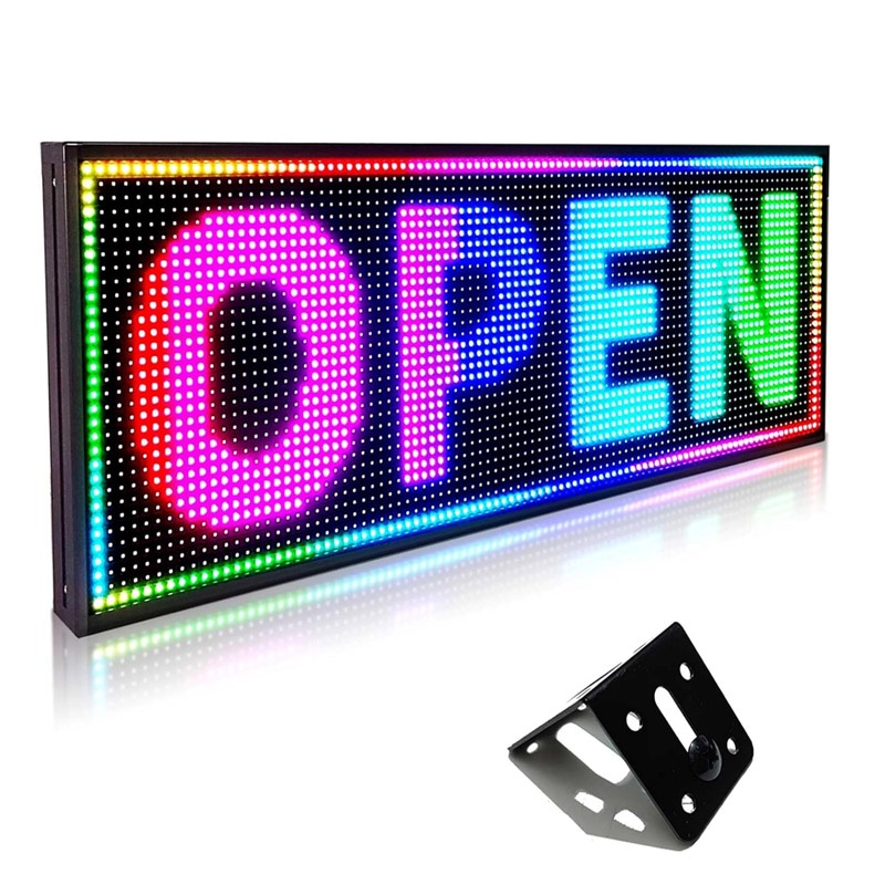 Business store Advertising Board outdoor full color led Programmable ...