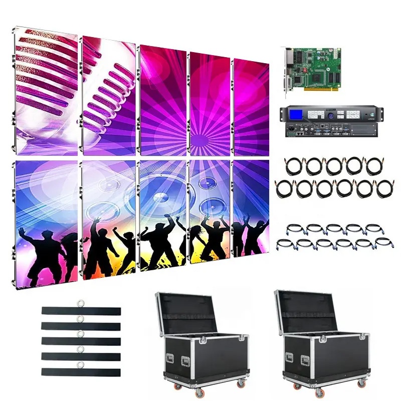 HD Waterproof LED Screen P2.6 P2.9 P3.91 LED Wall Movable LED Video ...