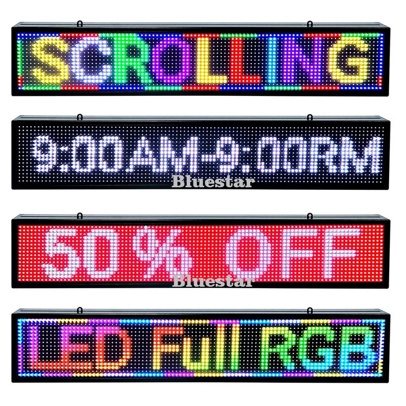 LED Scrolling Led Sign Programmable Led Display Screen Digital Sign ...