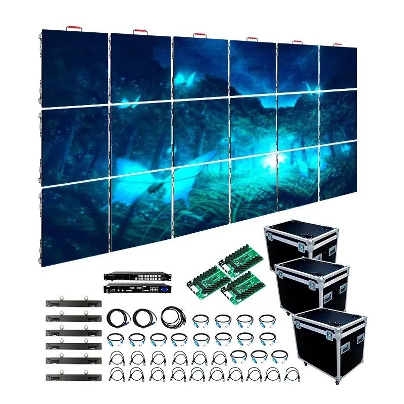 Outdoor Indoor Movable Stages LED Video Wall Screen Panel P3.91 ...