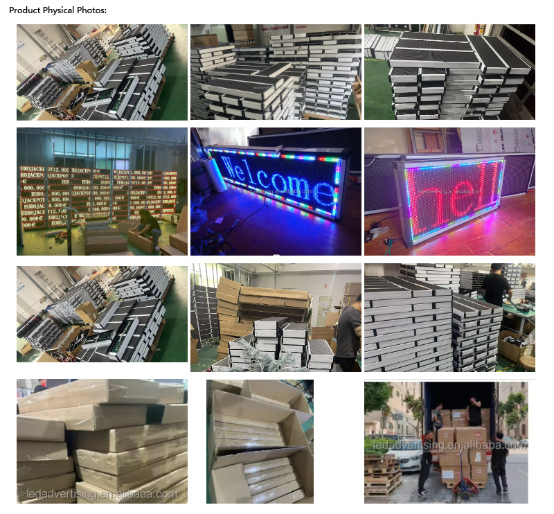 Programmable Scrolling Led Sign Message Board Outdoor Digital Signs For ...